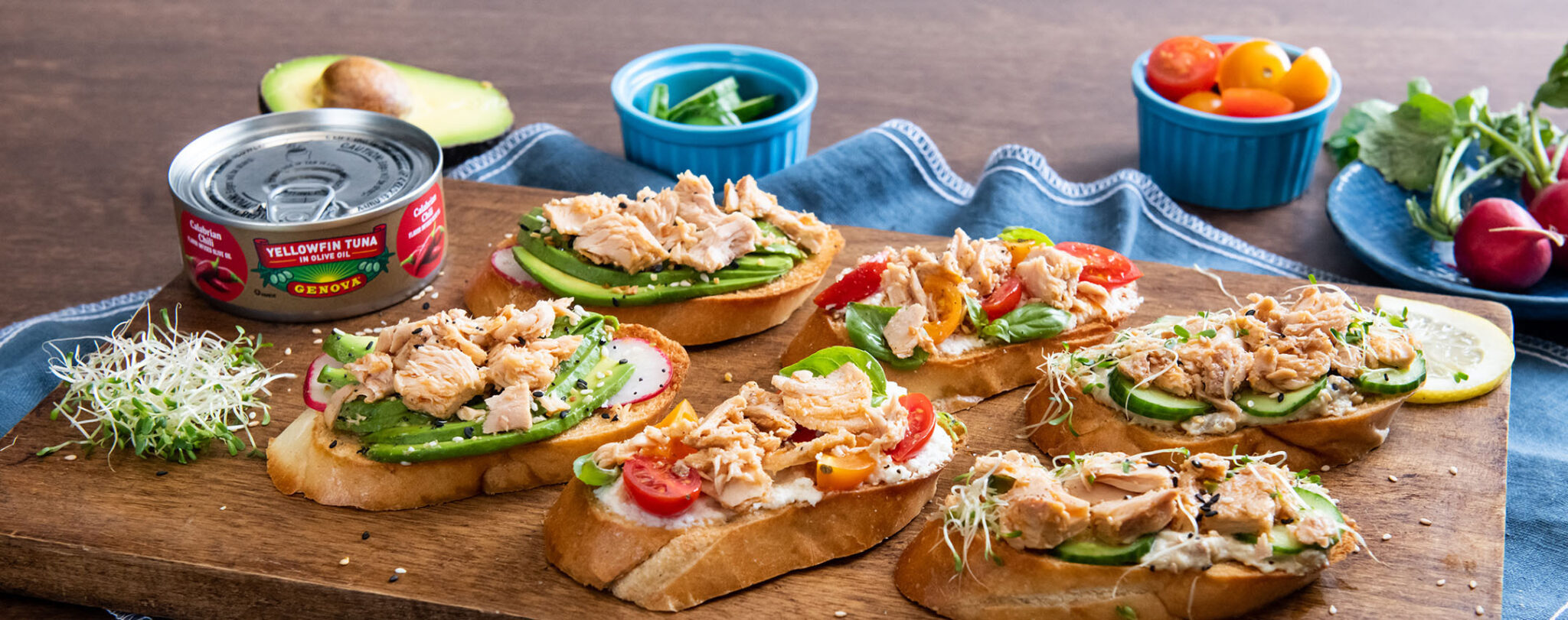 Yellowfin Tuna In Calabrian Chili Infused Olive Oil | Genova Seafood