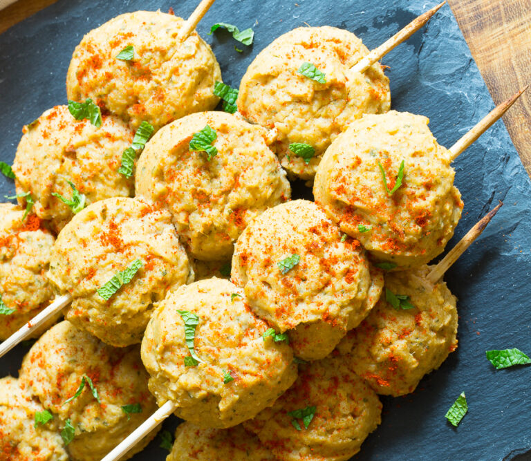 Tuna Chickpea Kofta With Harissa Yogurt Dip | Genova Seafood
