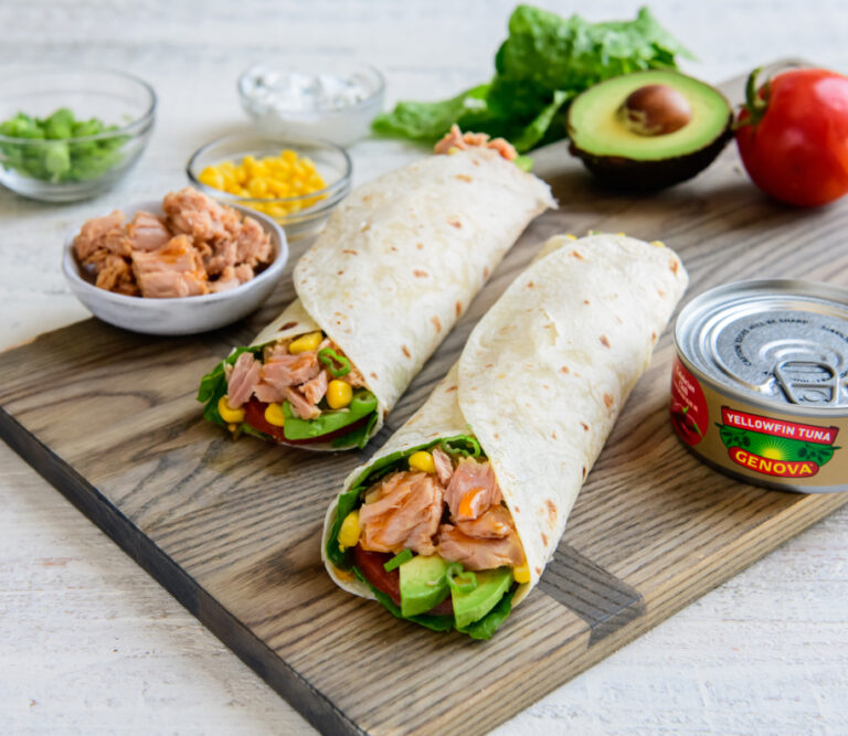 Farmer’s Market Calabrian Chili Tuna Wraps | Genova Seafood